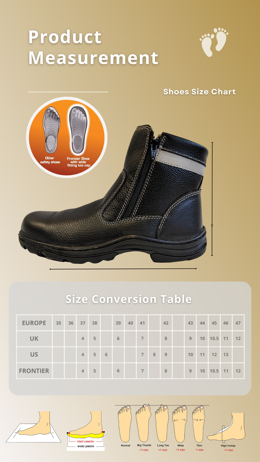 8806-11 (Black) Semi Mid Cut Side Zip with Reflector Millennium